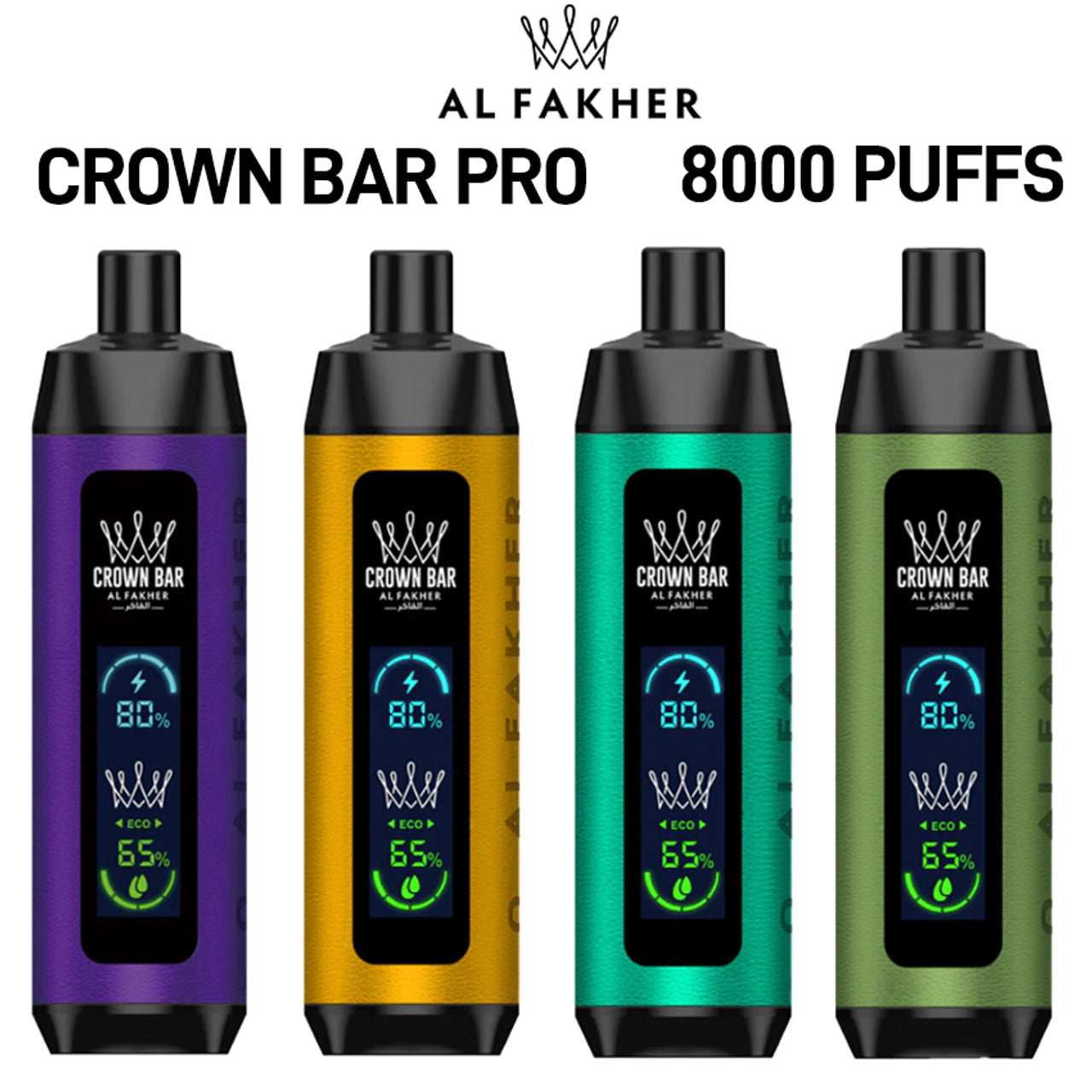 Al Fakher Crown Bar Pro 8000 Disposable $14.99
